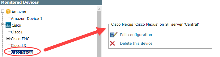 Monitoring Cisco Nexus Switch Devices