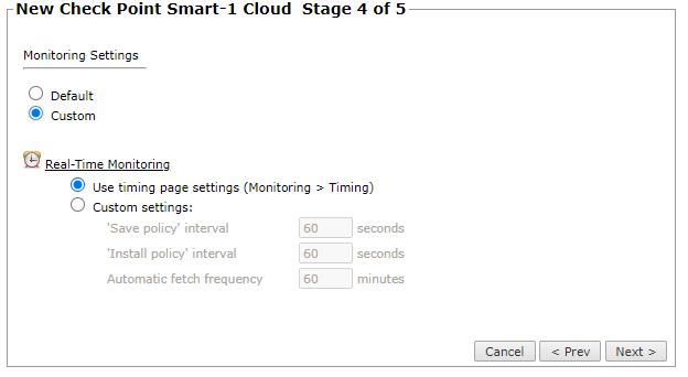 Monitoring Check Point Smart-1 Cloud Devices