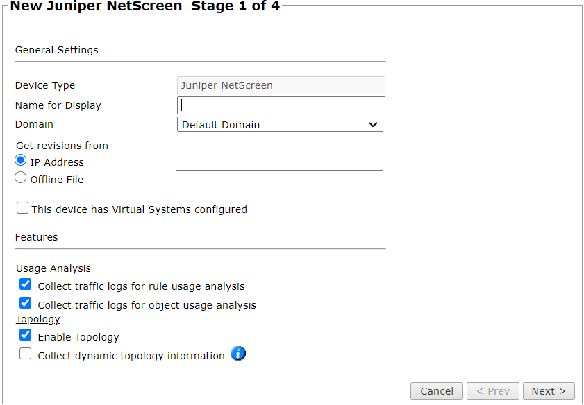 Monitoring Juniper NetScreen