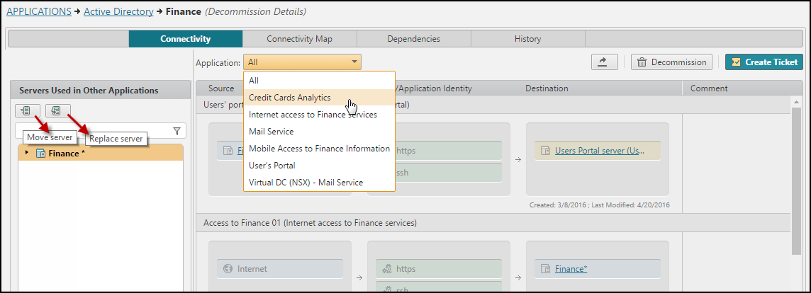 Decommissioning Servers in SecureApp