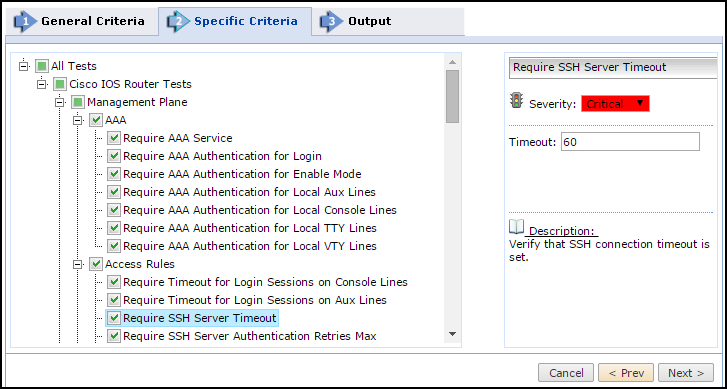 Tufin Device Audit Report