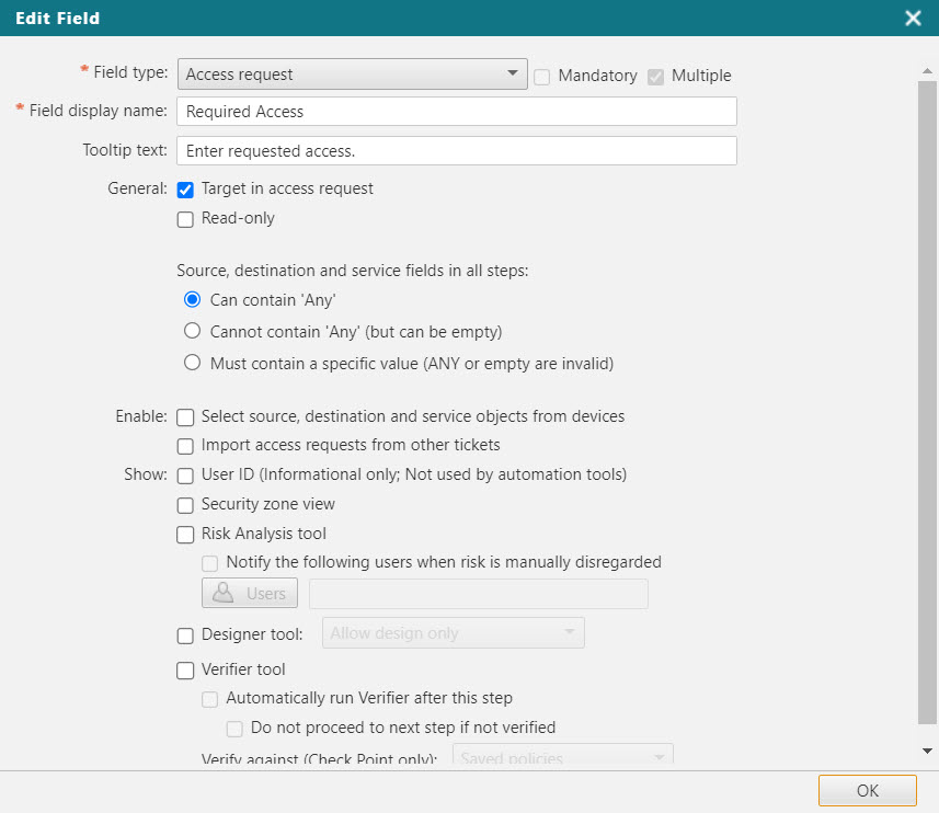 Workflow Configuration Requirements
