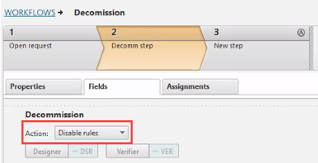 Creating a Rule Decommission Workflow