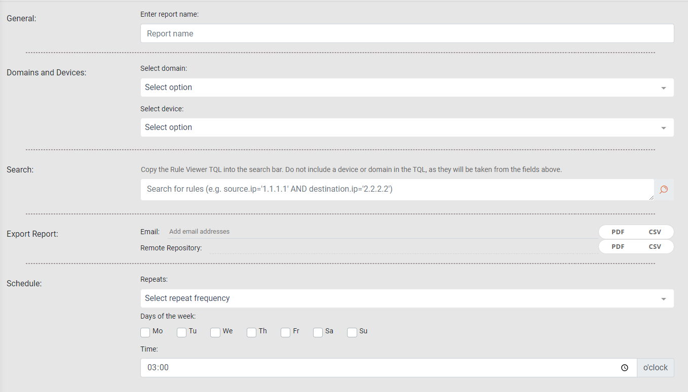 Rule Analytics Report