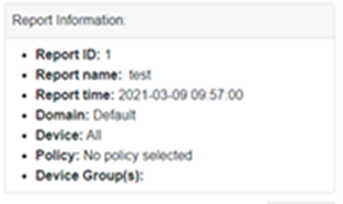 Unauthorized Changes Report